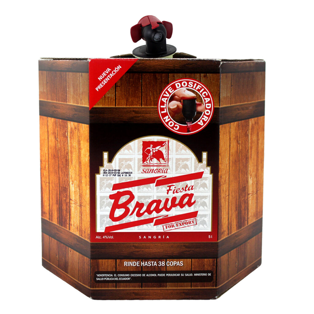 SANGRIA FIESTA BRAVA 5LT – BorborMarket