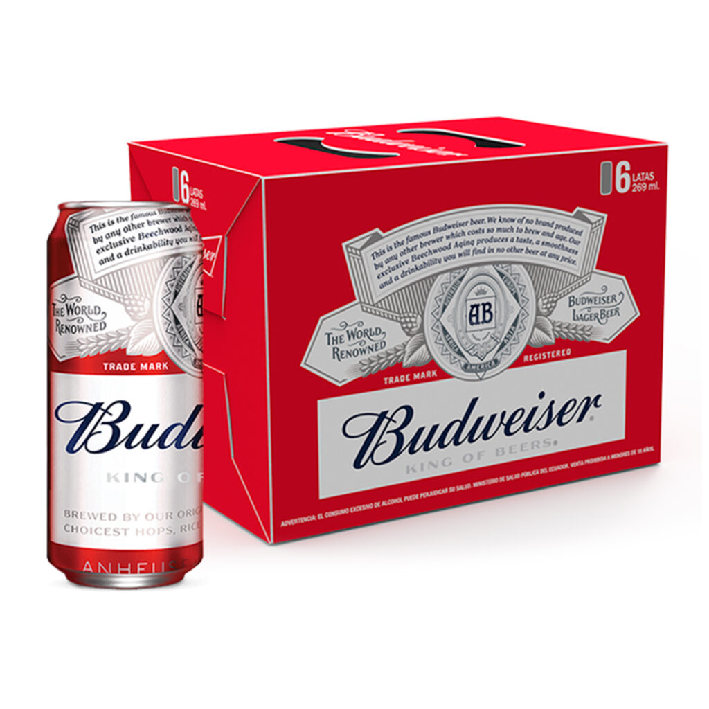SIX PACK BUDWEISER 269ML LATA – BorborMarket